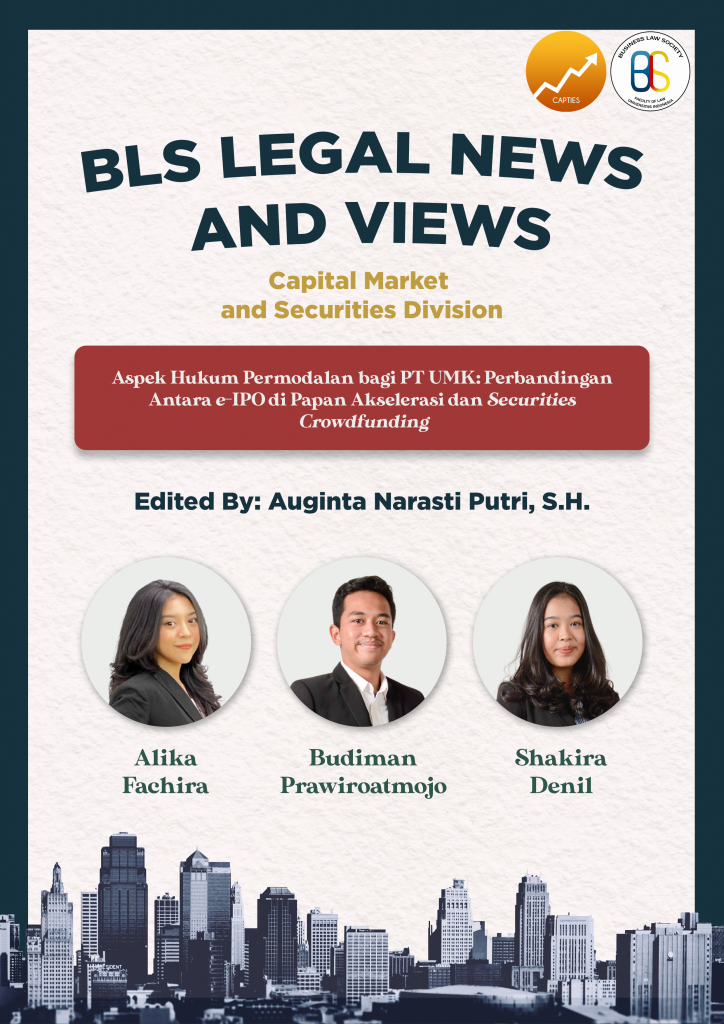 BLS Legal News and Views Capital Market and Securities Division ...