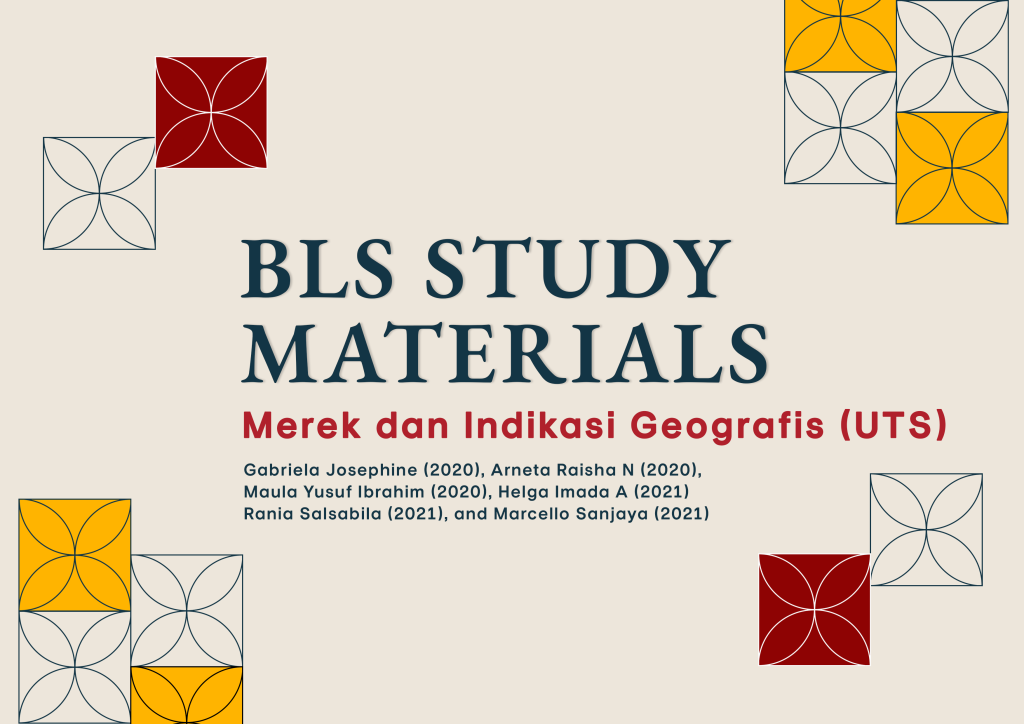 BLS Study Materials: Merek dan Indikasi Geografis (UTS) – Business Law ...